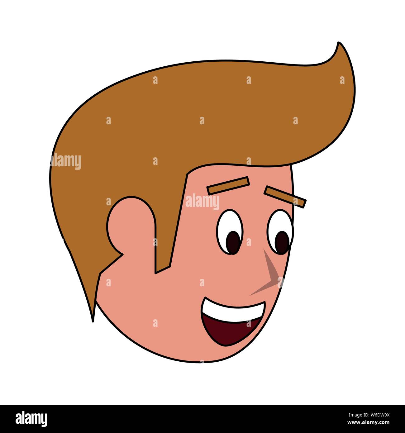 face young man head cartoon Stock Vector Image & Art - Alamy face young man head cartoon Stock Vector Image & Art - Alamy