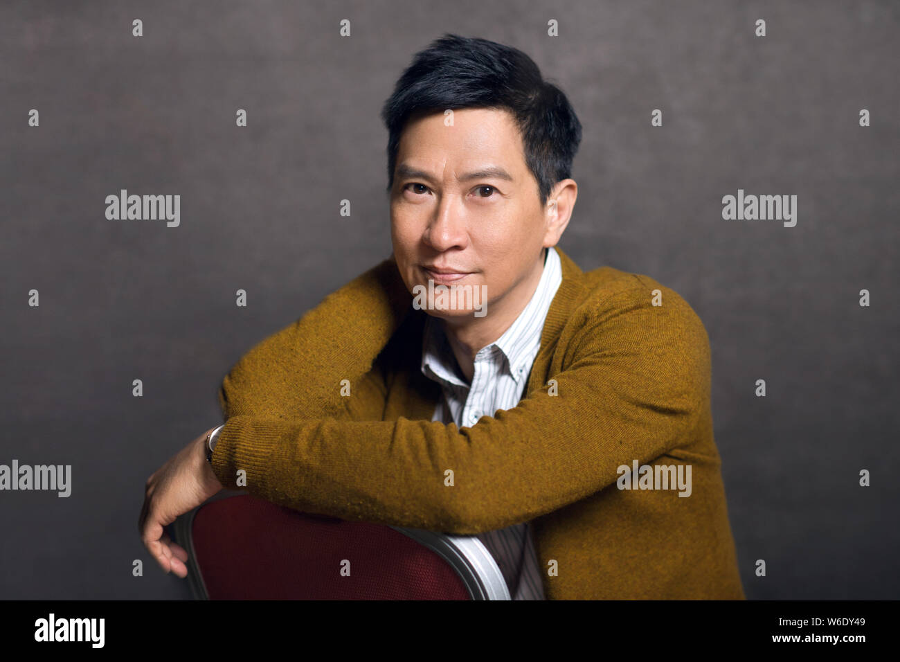Hong Kong actor Nick Cheung poses for portrait photos during an ...
