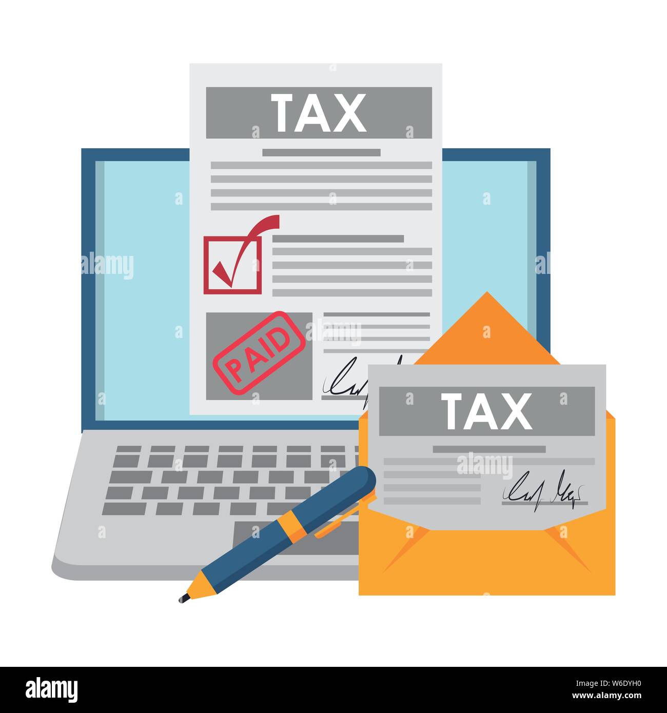 state government taxes business cartoon Stock Vector Image & Art - Alamy