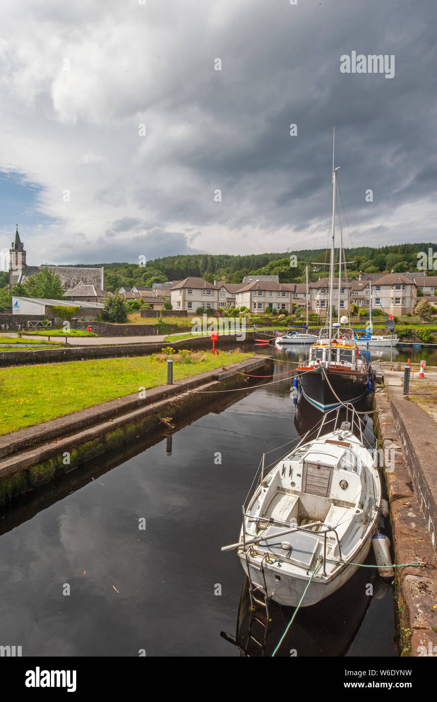 Crinan basin, Ardrishaig, Argyll Stock Photo - Alamy