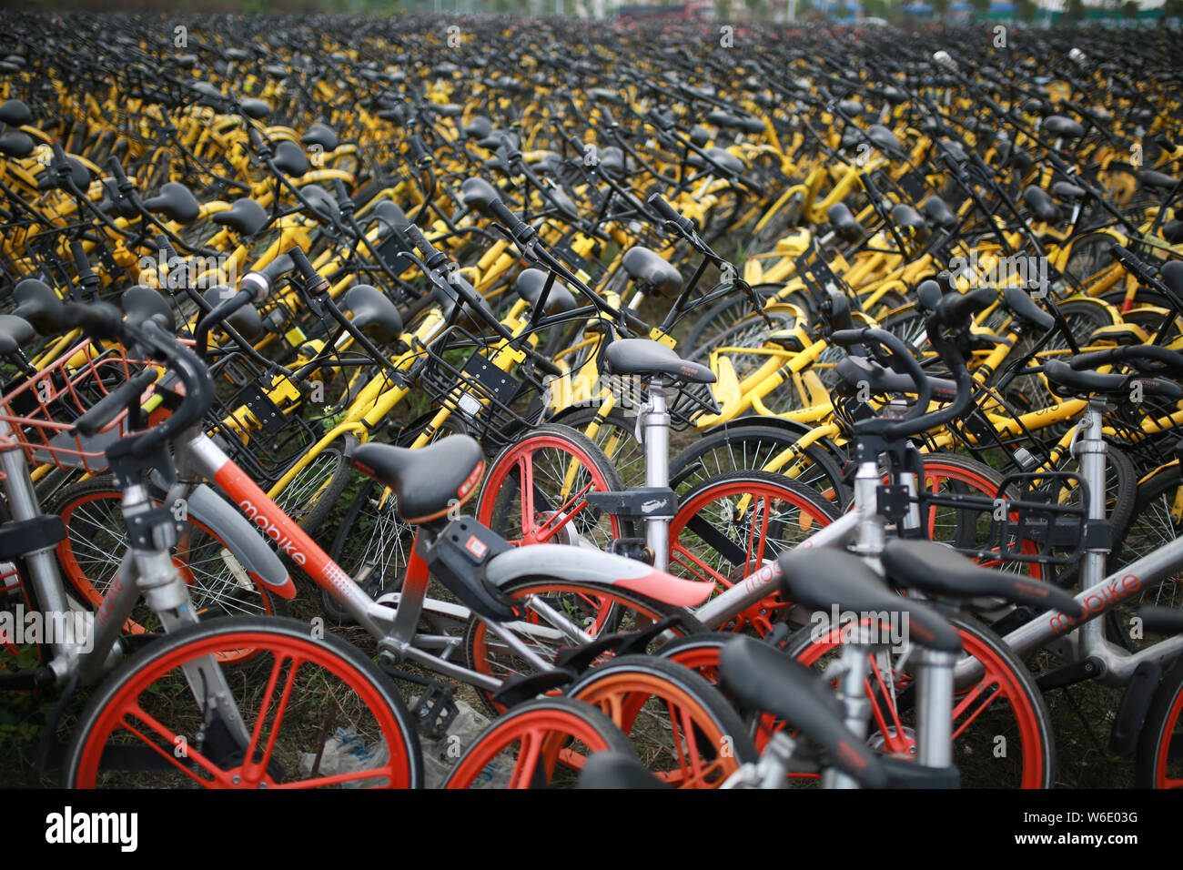 Bicycle graveyard china hi-res stock photography and images - Alamy