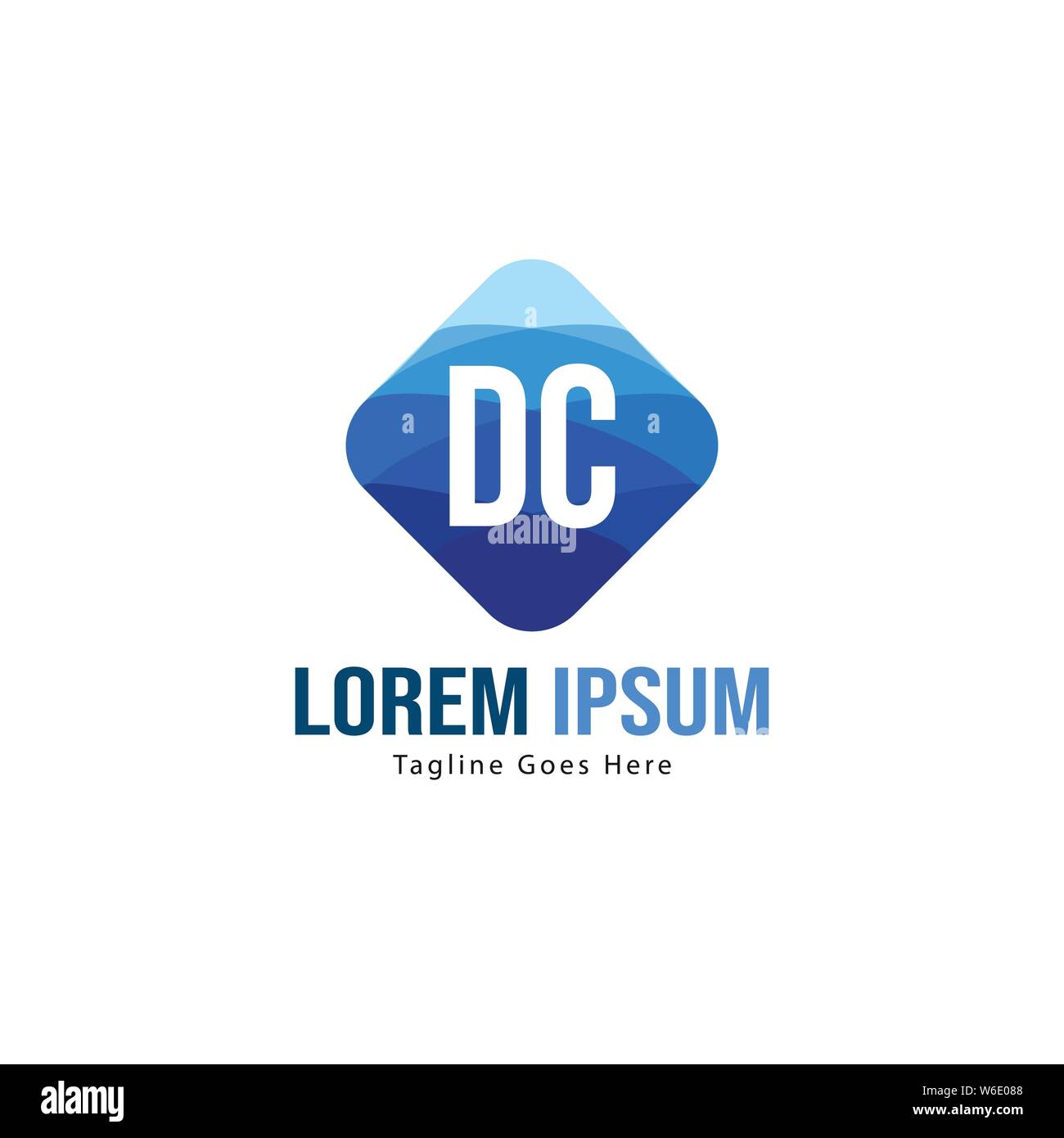 DC Letter Logo Design. Creative Modern DC Letters Icon Illustration design Stock Vector Image ...