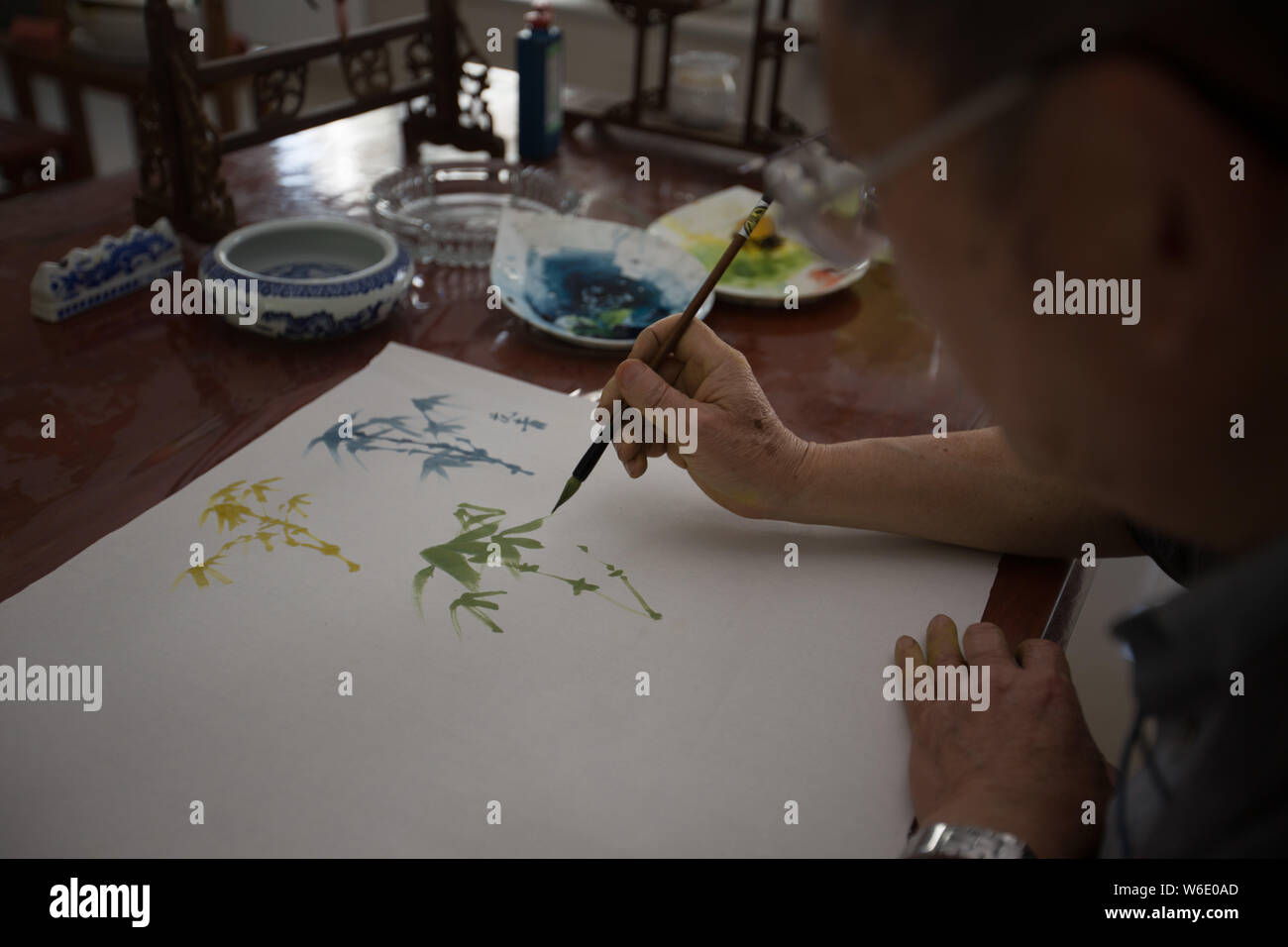 Traditional chinese painting hi-res stock photography and images - Alamy