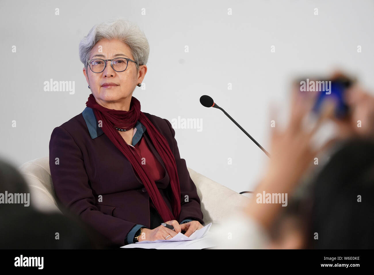 Fu Ying, Vice Minister of Foreign Affairs, attends the sub-forum of ...