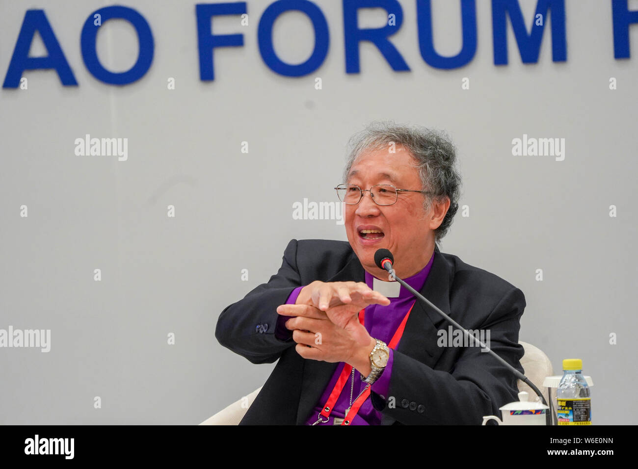 John Chew, Bishop of the Anglican Diocese of Singapore, attends the sub ...
