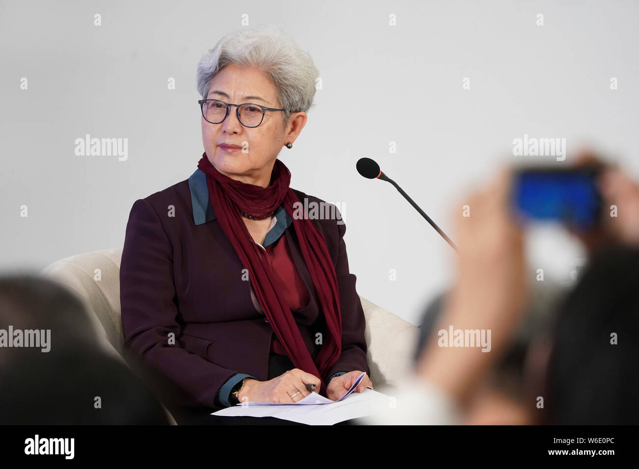 Fu Ying, Vice Minister of Foreign Affairs, attends the sub-forum of ...