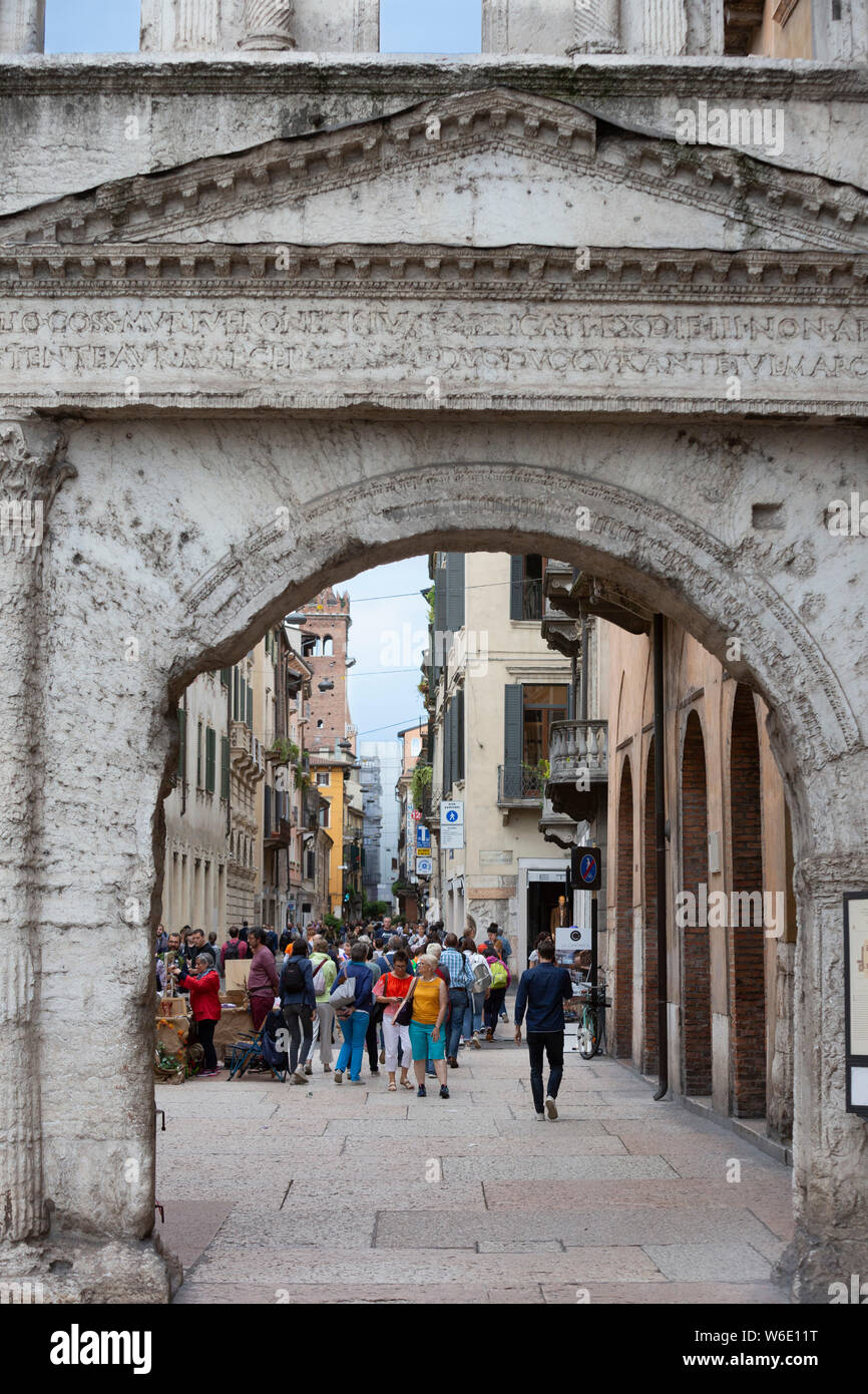 The Porta Borsari are a pair of gateways leading to the oldest part of ...