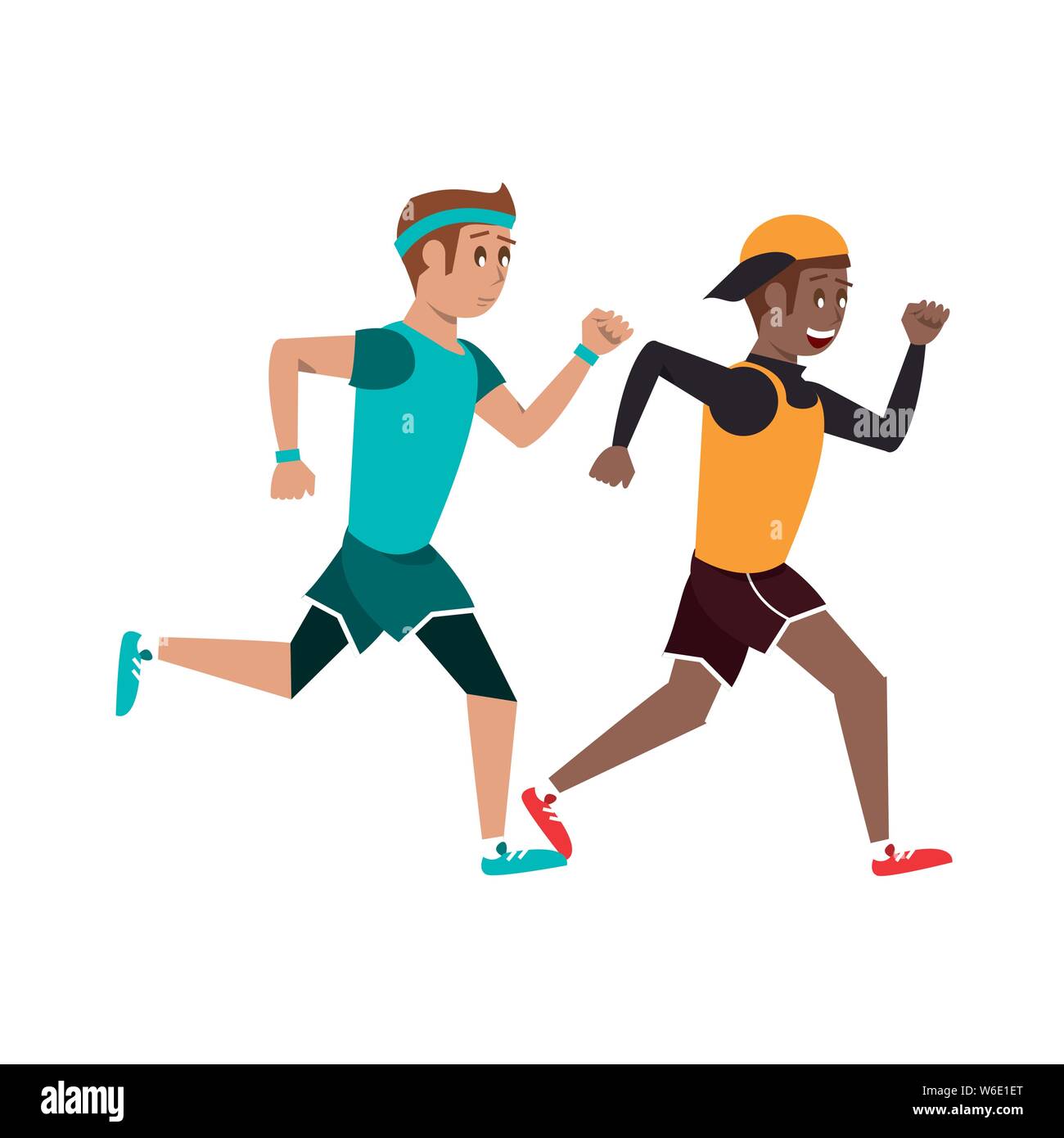 fitness sport excercise lifestyle cartoon Stock Vector Image & Art - Alamy