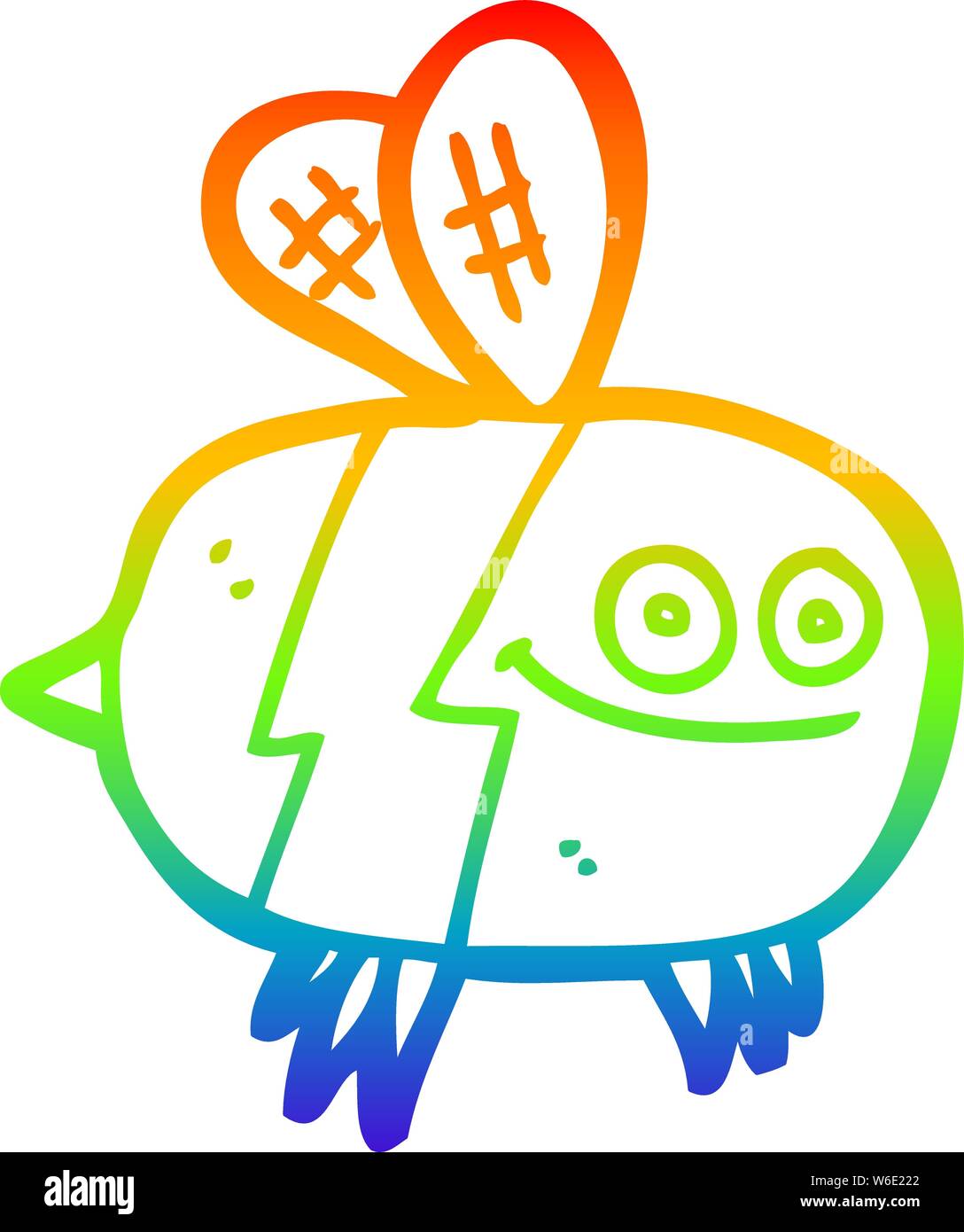 Rainbow bee Cut Out Stock Images & Pictures - Alamy