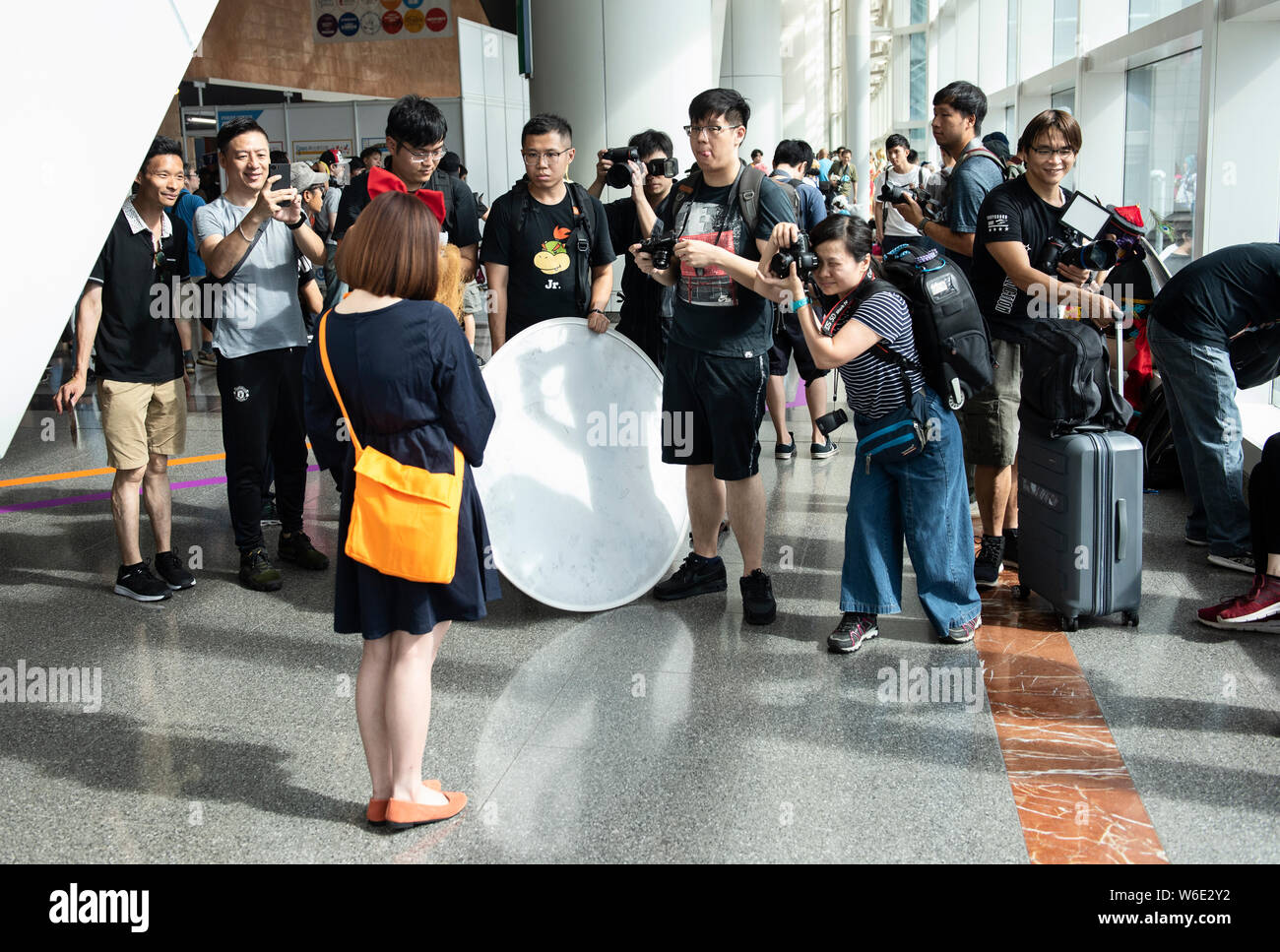 Hong Kong, China. 28th July, 2019. Photographers and enthusiasts ...