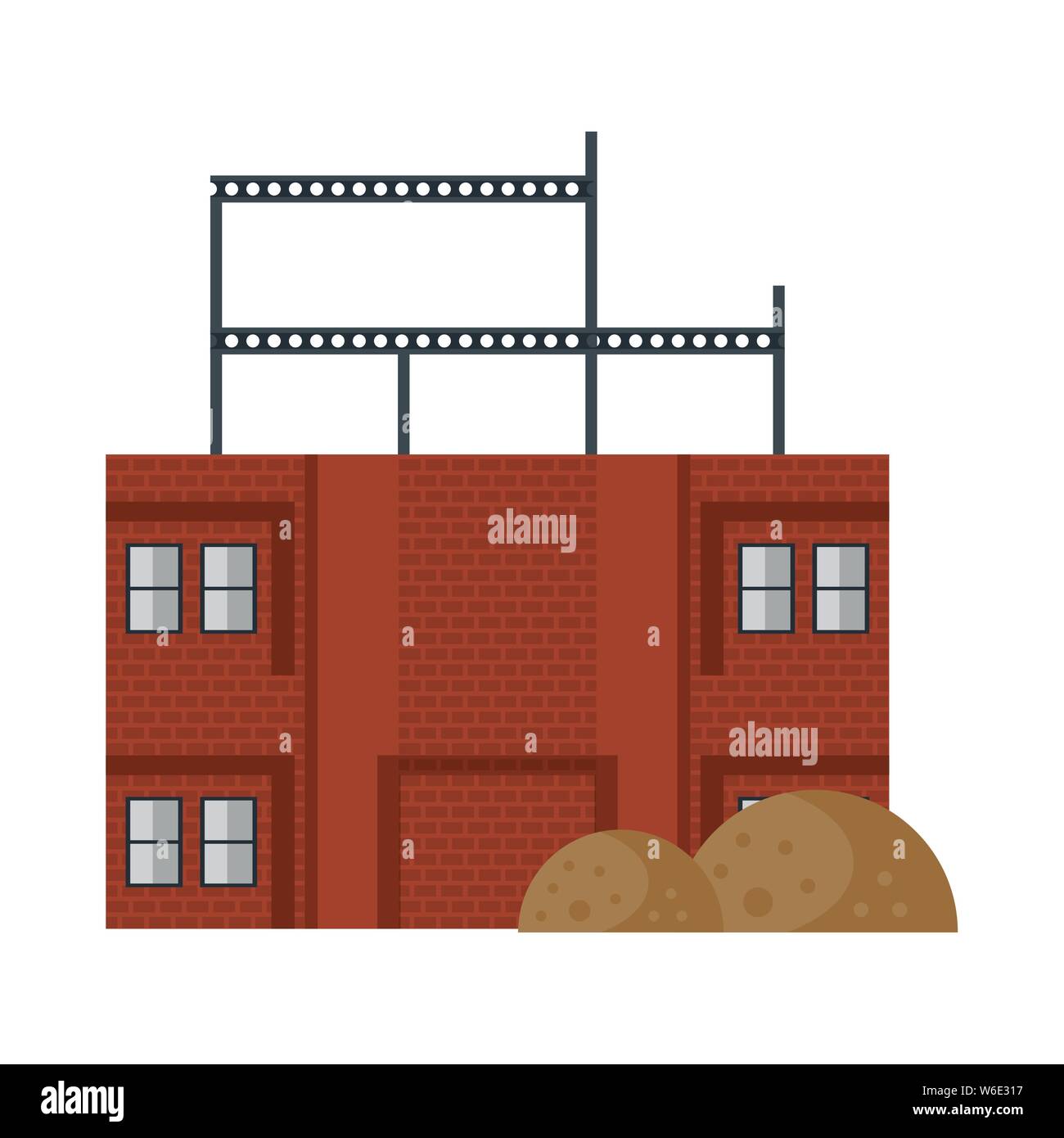 construction architectural engineering work cartoon Stock Vector Image ...