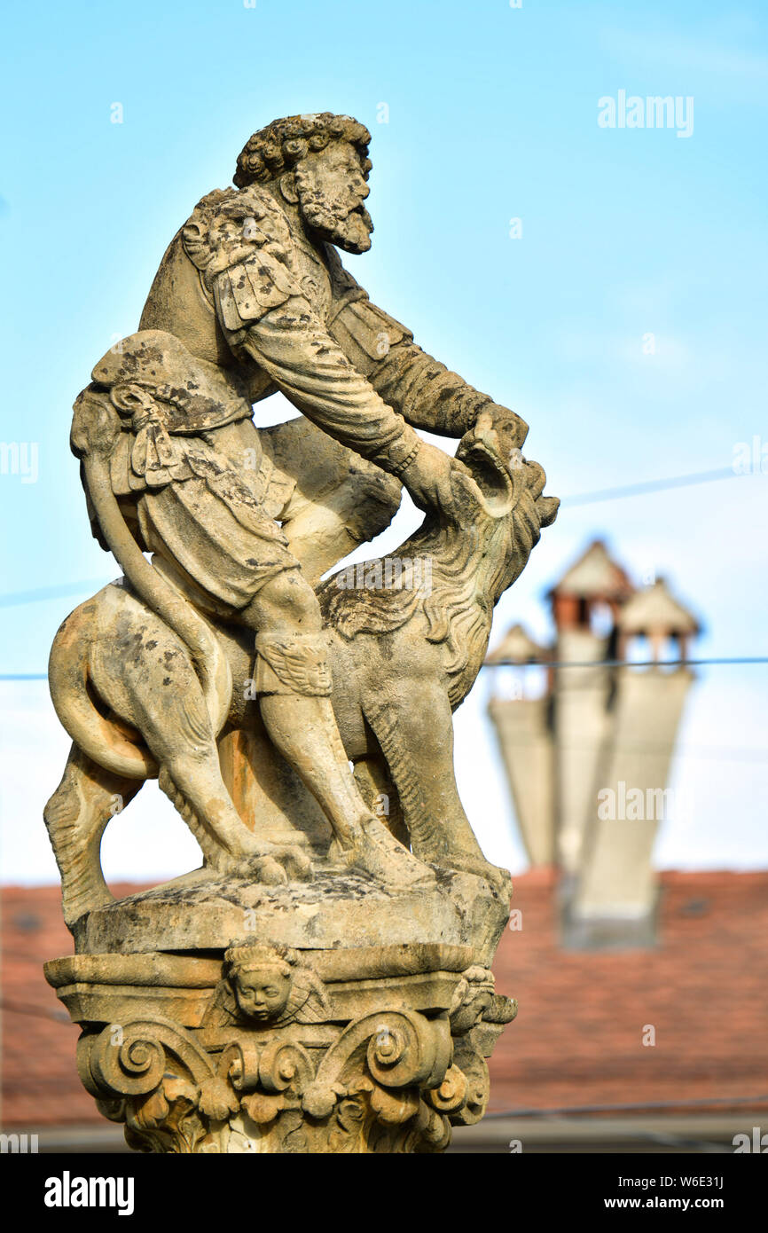 Samson taming hi-res stock photography and images - Alamy