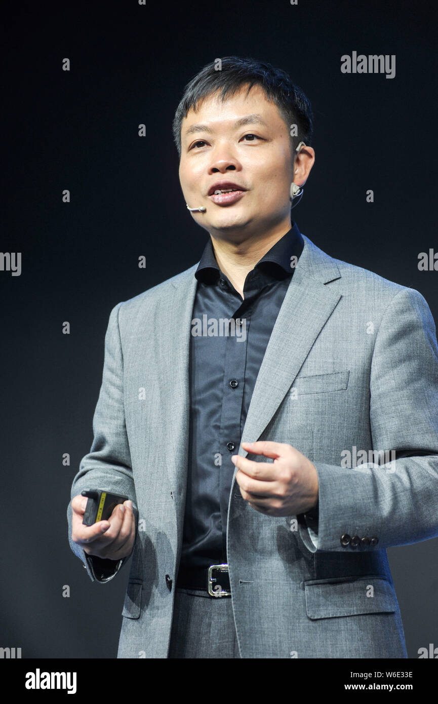 He Xiaopeng, founder and chairman of Xiaopeng Motors (Xpeng), an ...