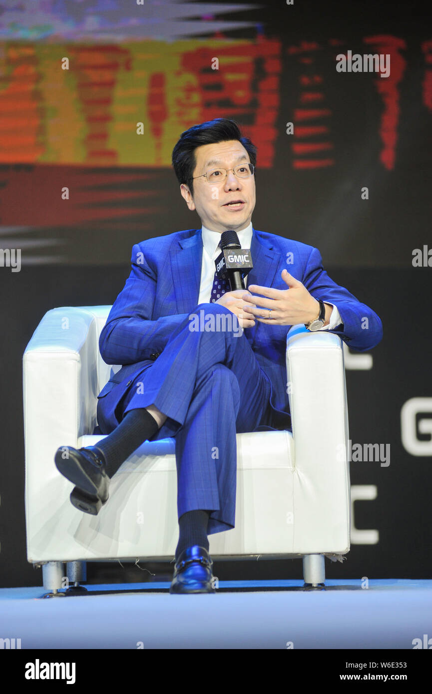 Kai-Fu Lee, founder, Chairman and CEO of Innovation Works, attends "The ...