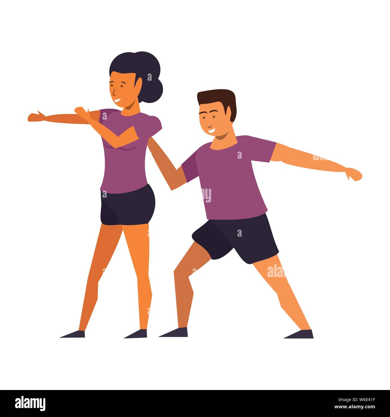 fitness sport exercise lifestyle cartoon Stock Vector Image & Art - Alamy