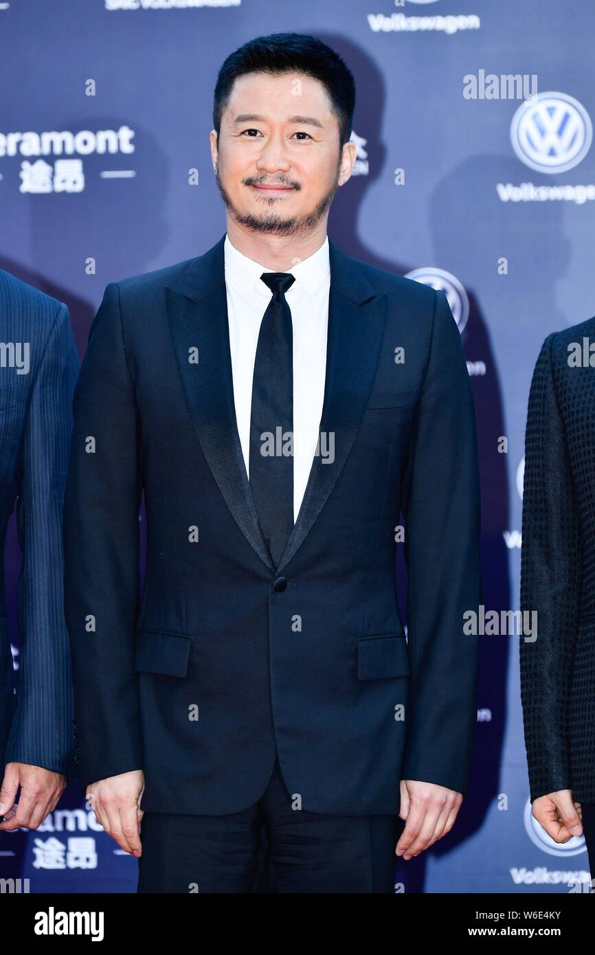 Chinese actor and director Wu Jing or Jacky Wu poses as he arrives on ...