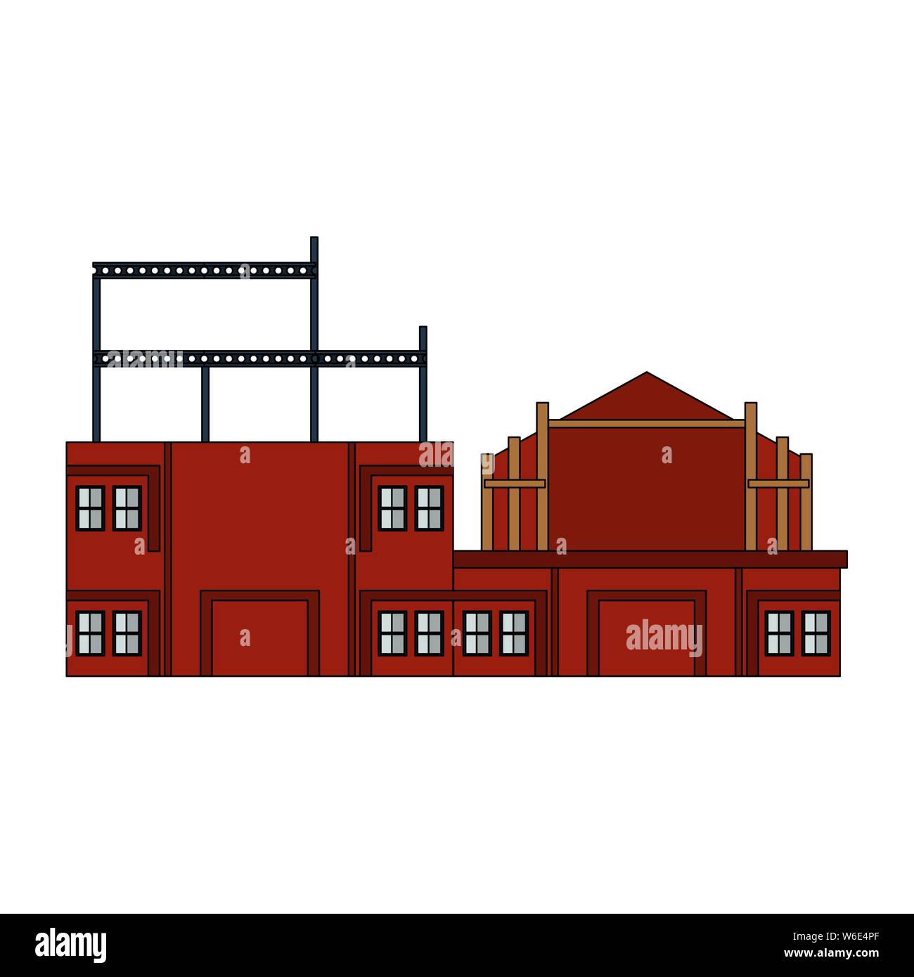 construction architectural engineering work cartoon Stock Vector Image ...