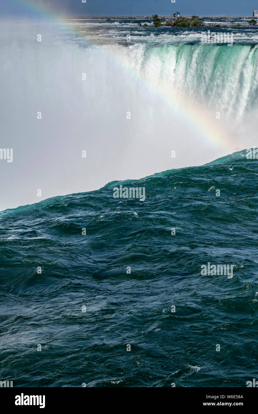 Rainbow over Niagara Falls Stock Photo - Alamy