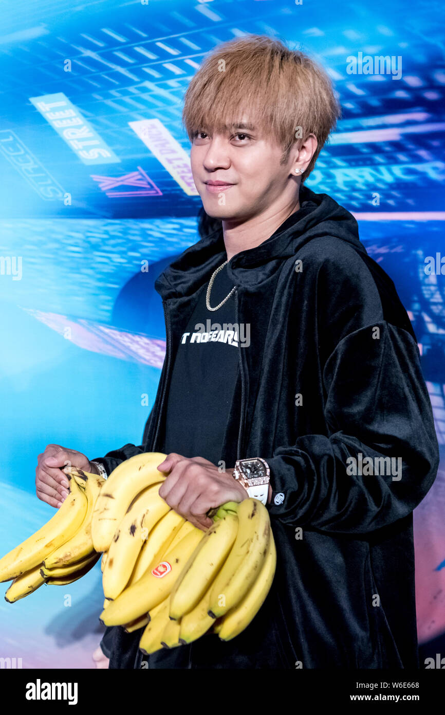 Taiwanese singer and actor Show Lo attends a press conference for the ...
