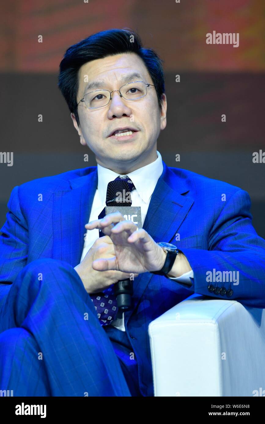 Kai-Fu Lee, founder, Chairman and CEO of Innovation Works, attends "The ...