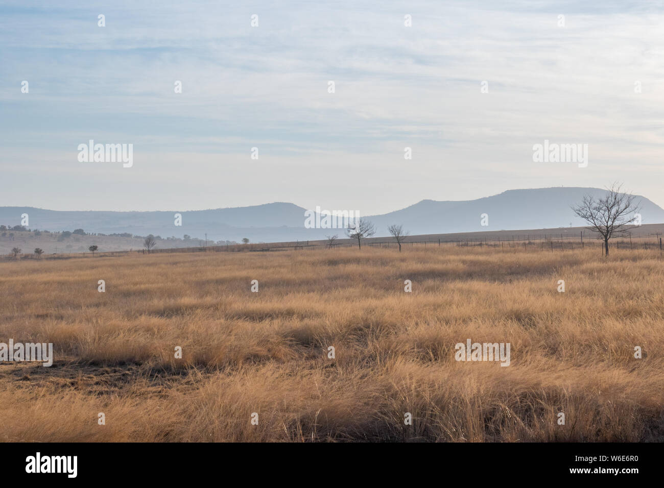 Landscape with farmland in kwaZulu-Natal province of South Africa image ...