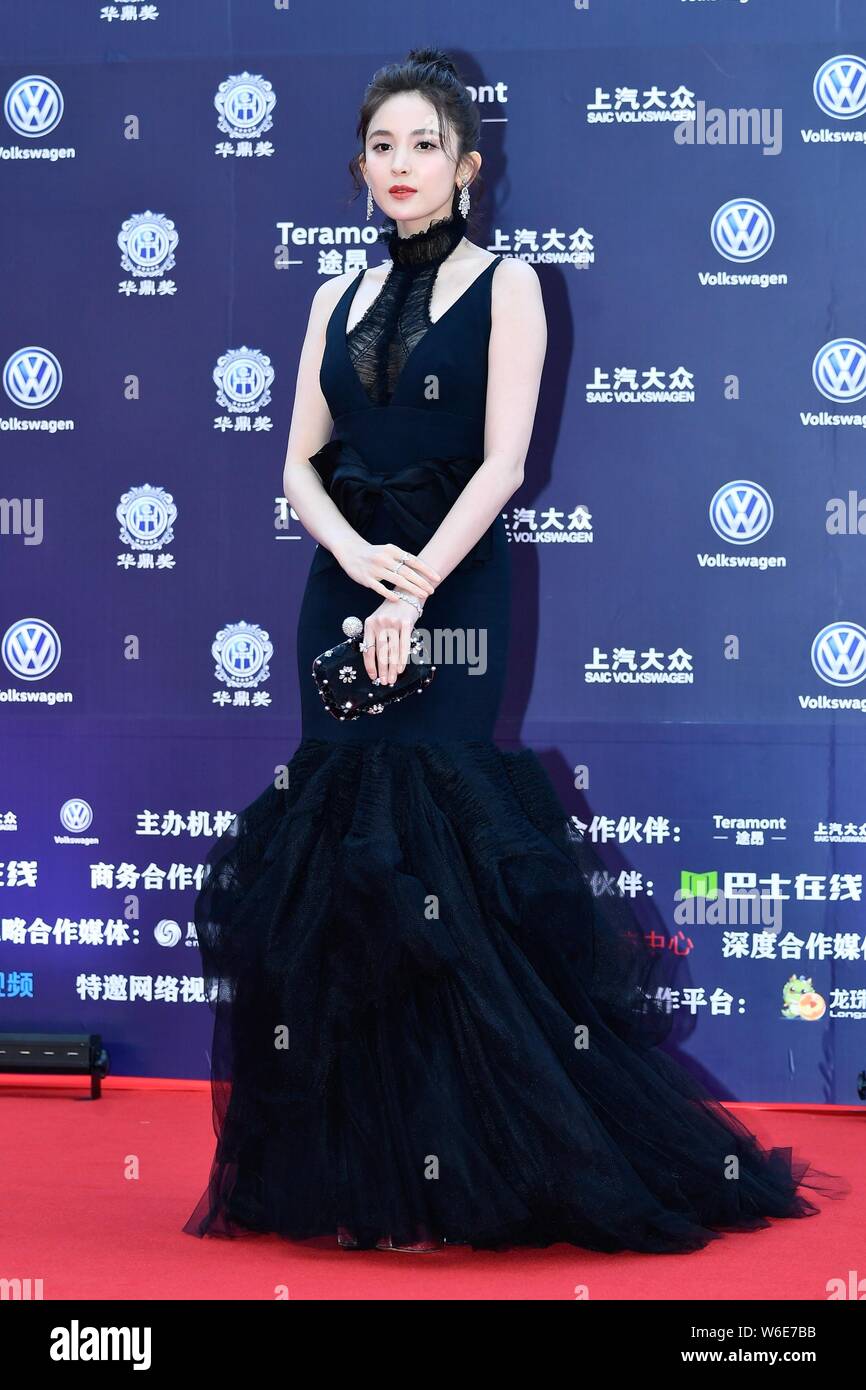Chinese Uighur actress Gulnazar, also known as Guli Nazha, poses as she ...