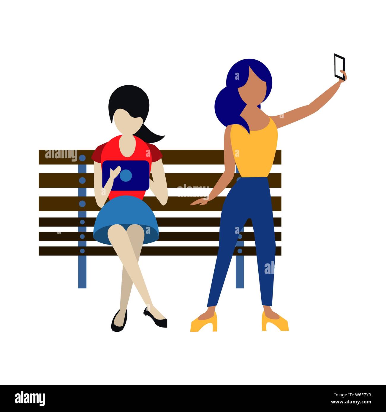 social media network chatting cartoon Stock Vector Image & Art - Alamy