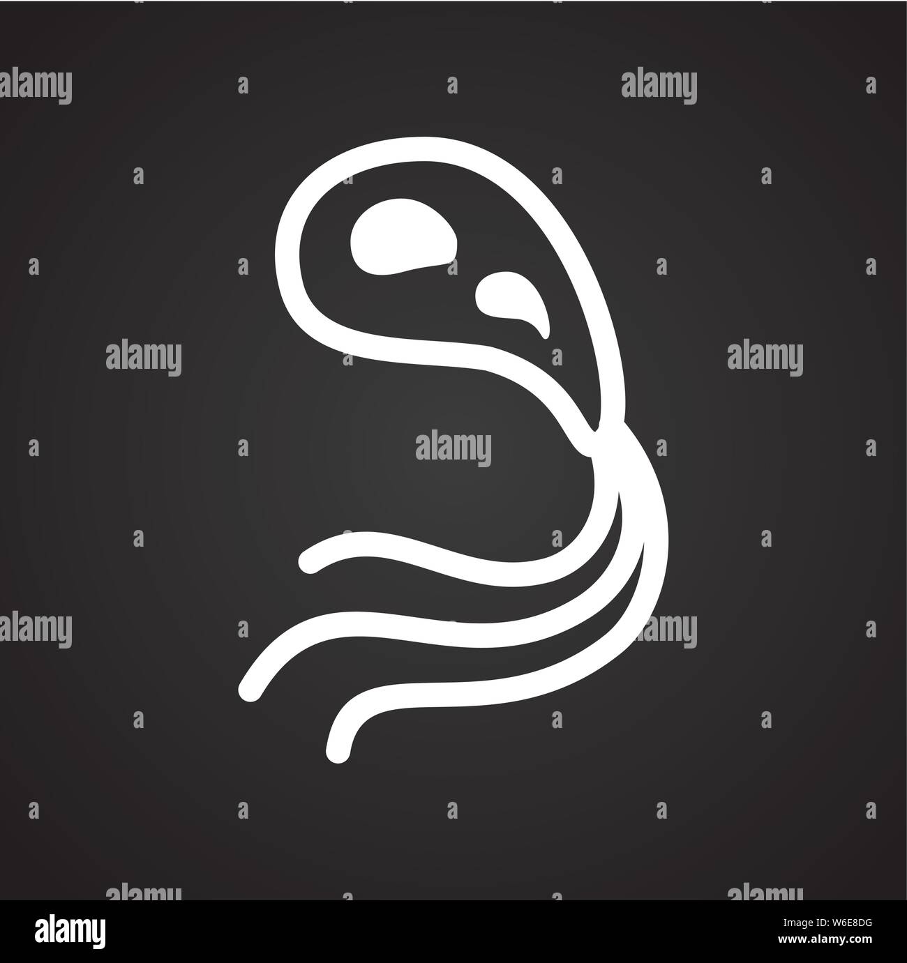 Cell icon on background for graphic and web design. Simple illustration ...