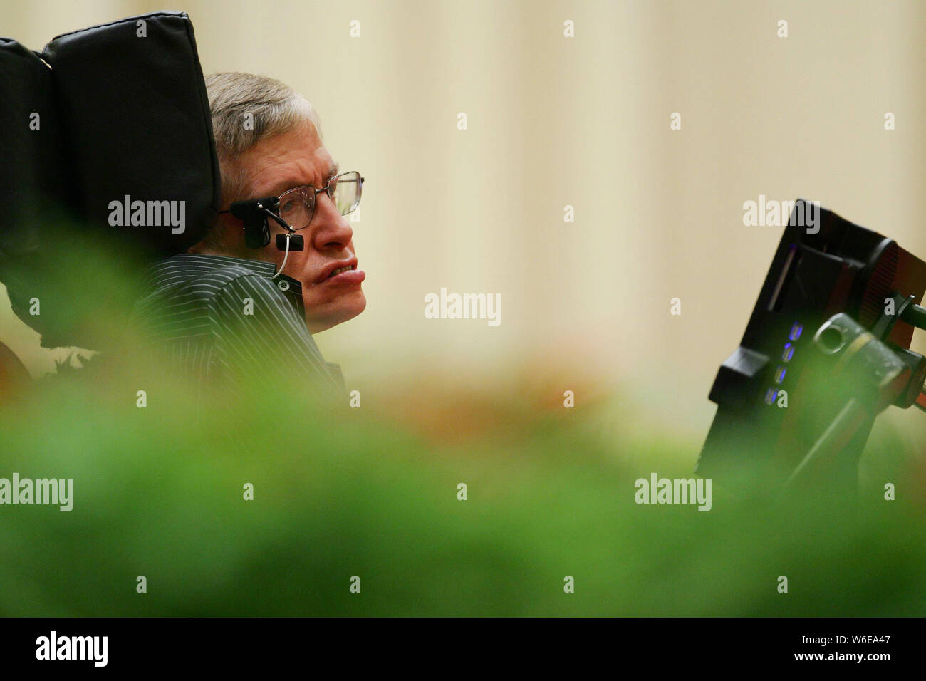 English theoretical physicist and mathematician Stephen Hawking is ...