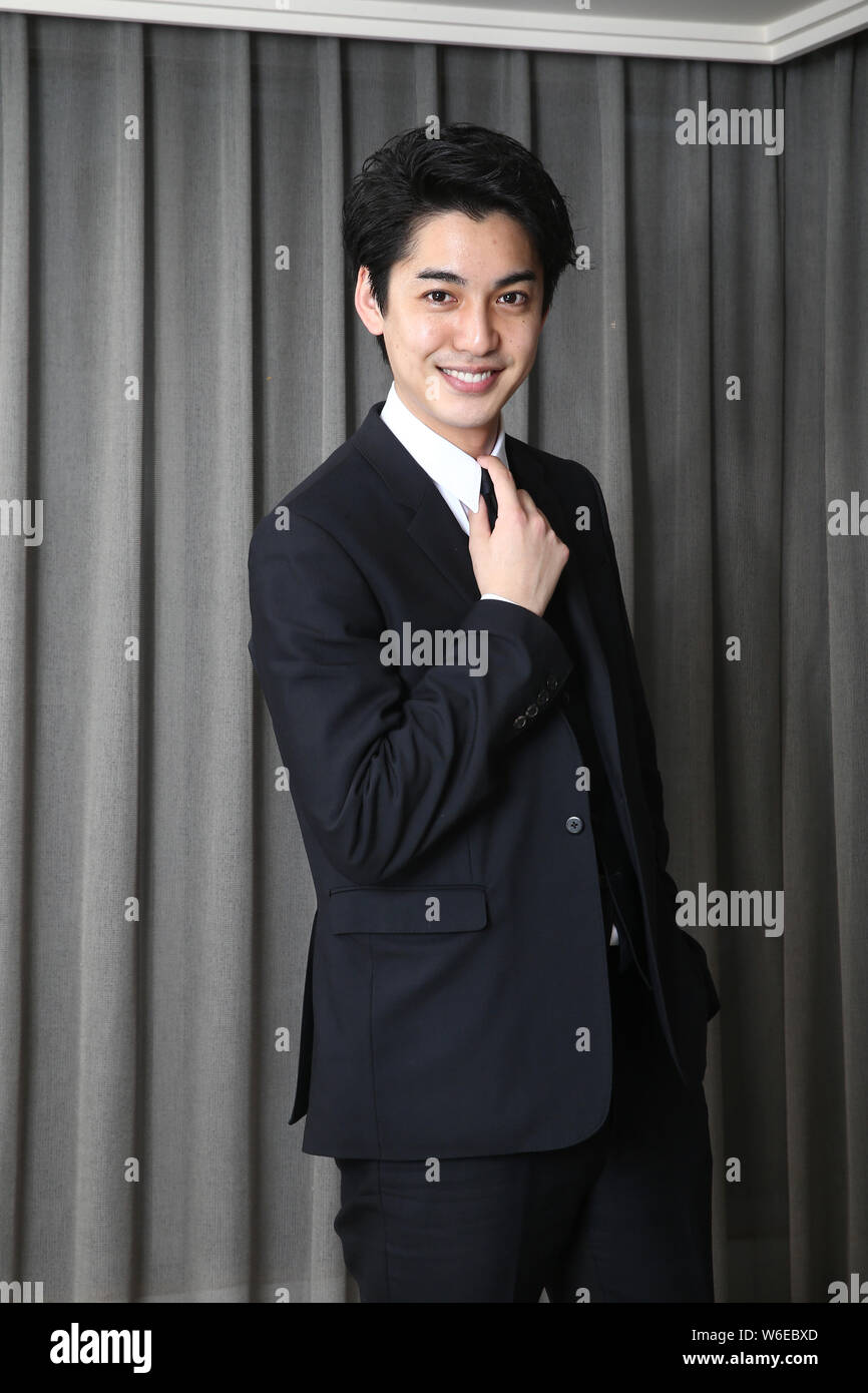 **TAIWAN OUT**Japanese actor Takuro Ono attends a premiere event for ...