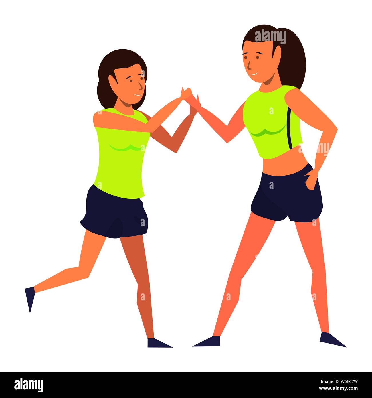 fitness sport exercise lifestyle cartoon Stock Vector Image & Art - Alamy