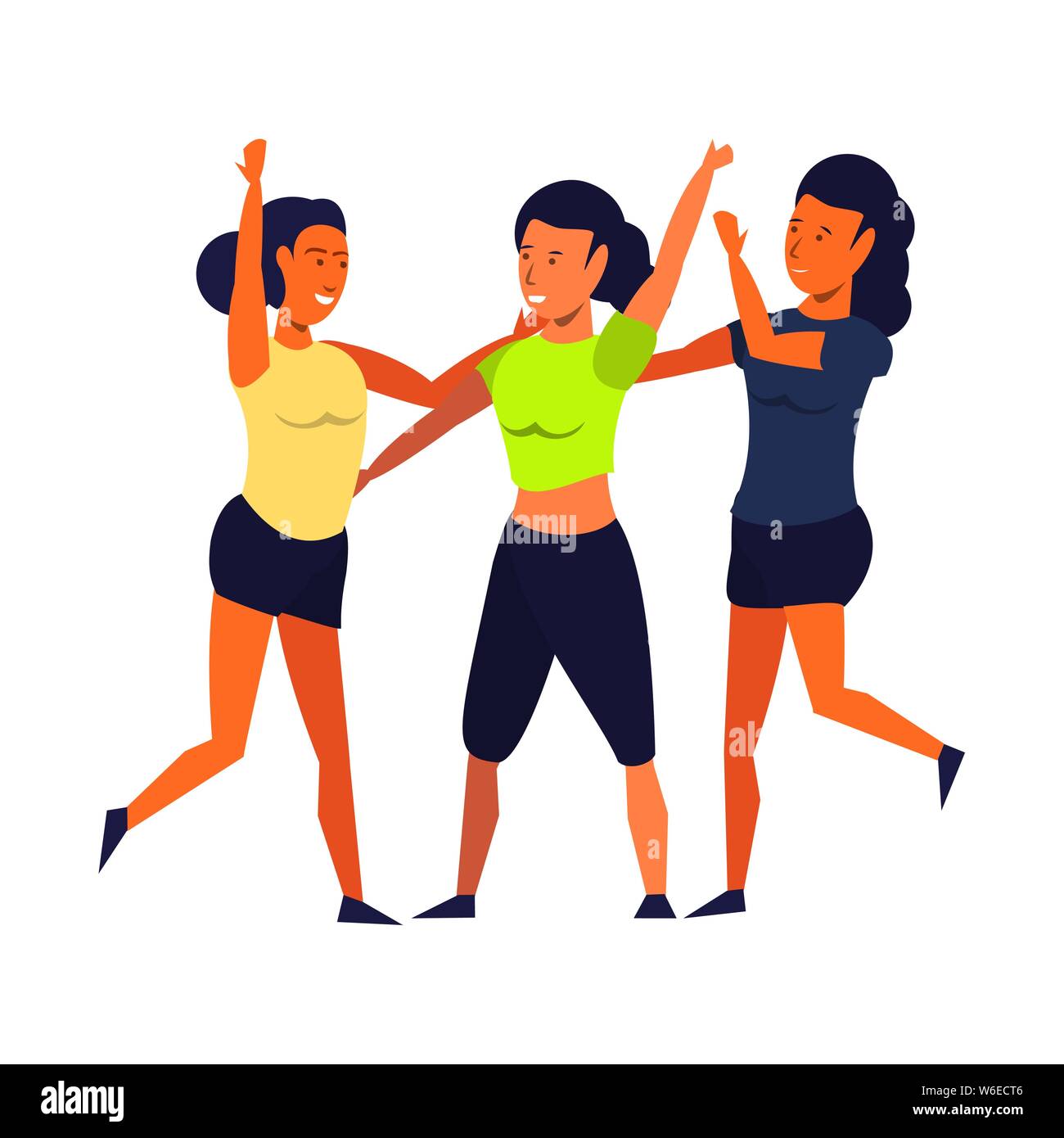fitness sport exercise lifestyle cartoon Stock Vector Image & Art - Alamy