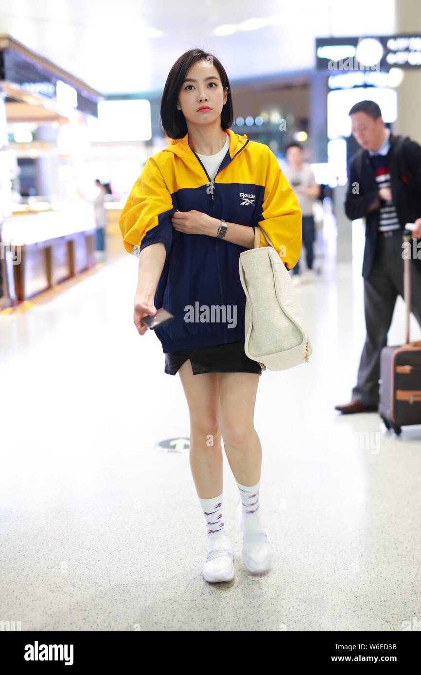 Chinese singer and actress Victoria Song or Song Qian arrives at the ...