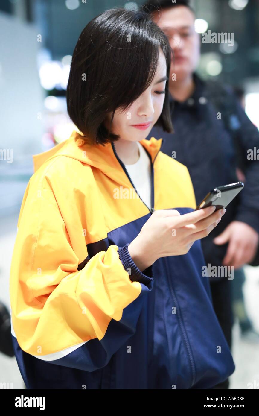 Chinese singer and actress Victoria Song or Song Qian arrives at the ...