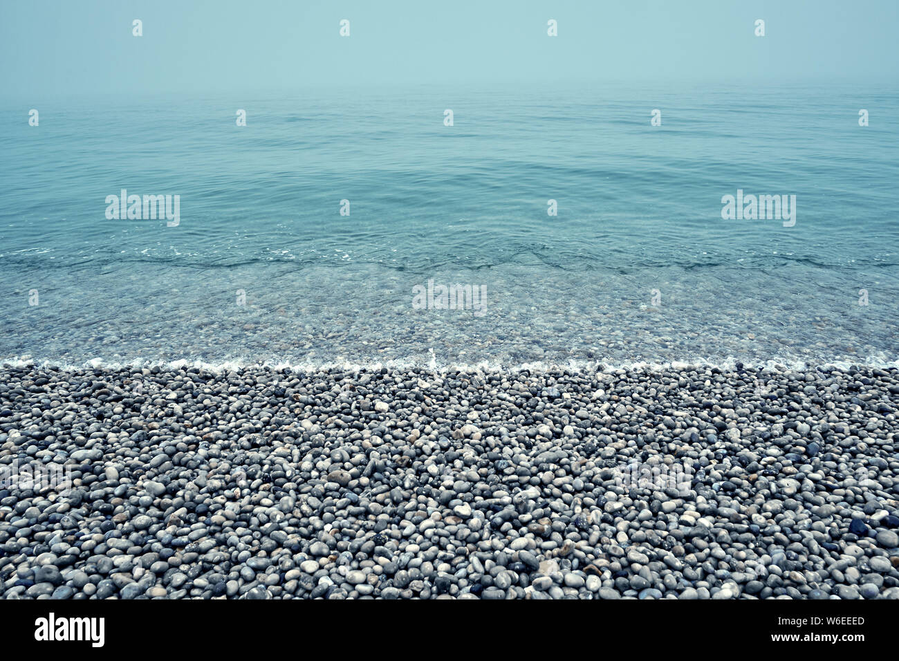 Seamless texture with pebbles hi-res stock photography and images - Alamy