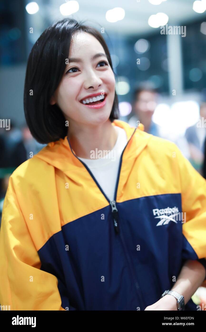 Chinese singer and actress Victoria Song or Song Qian arrives at the ...