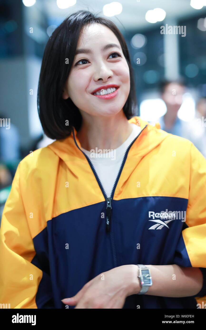 Chinese singer and actress Victoria Song or Song Qian arrives at the ...