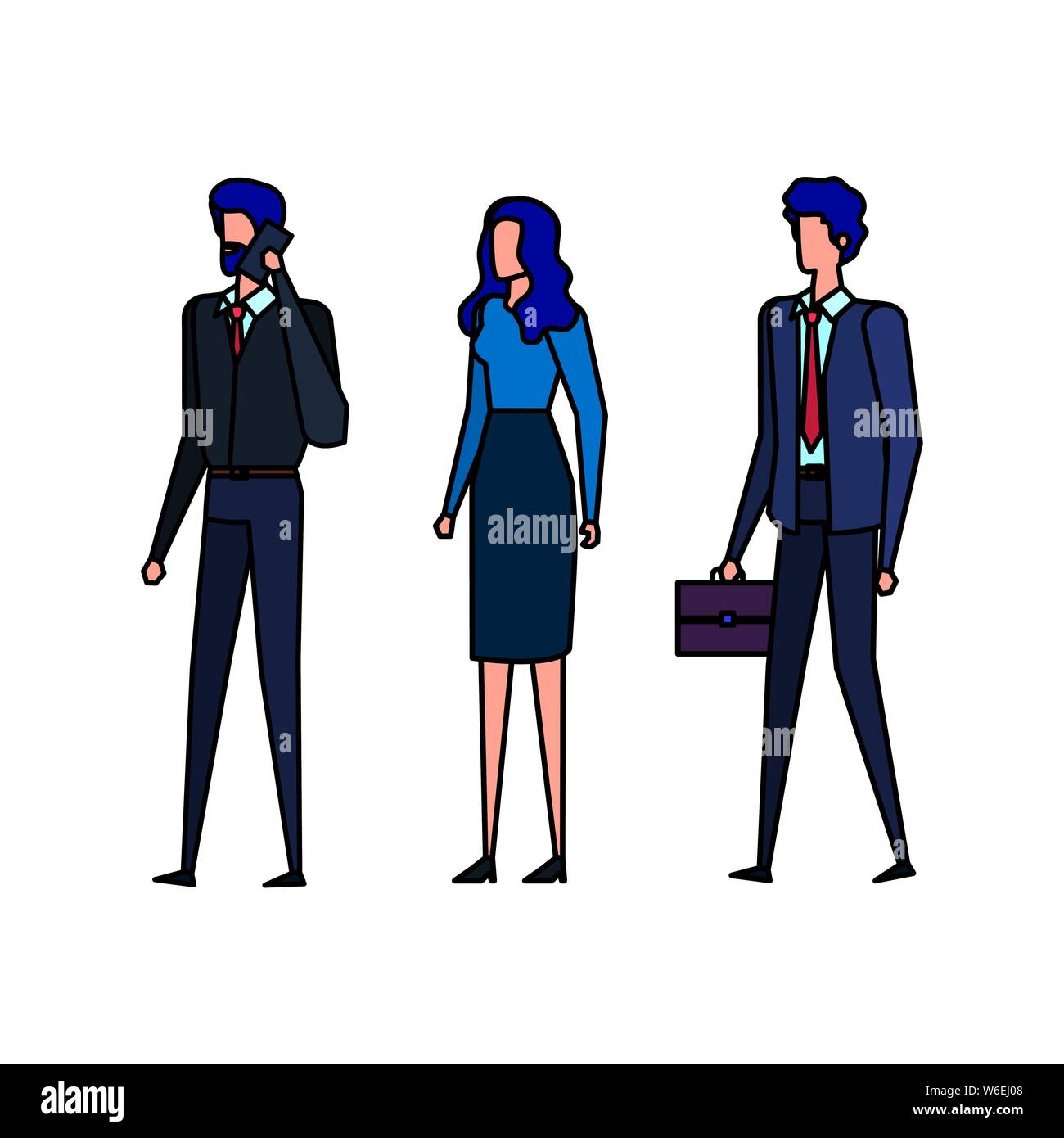 Managers call Stock Vector Images - Alamy
