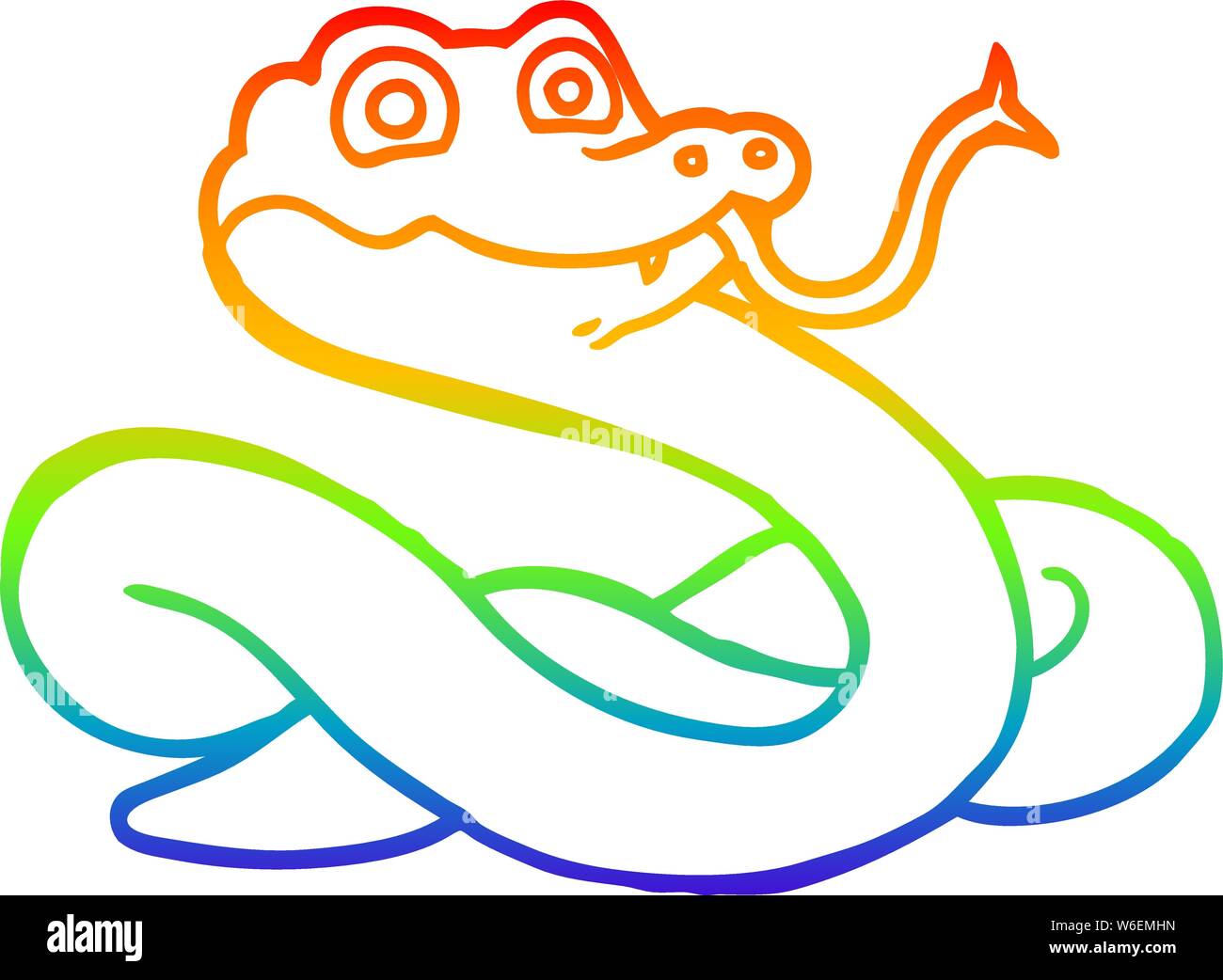 Rainbow snake art Stock Vector Images - Alamy