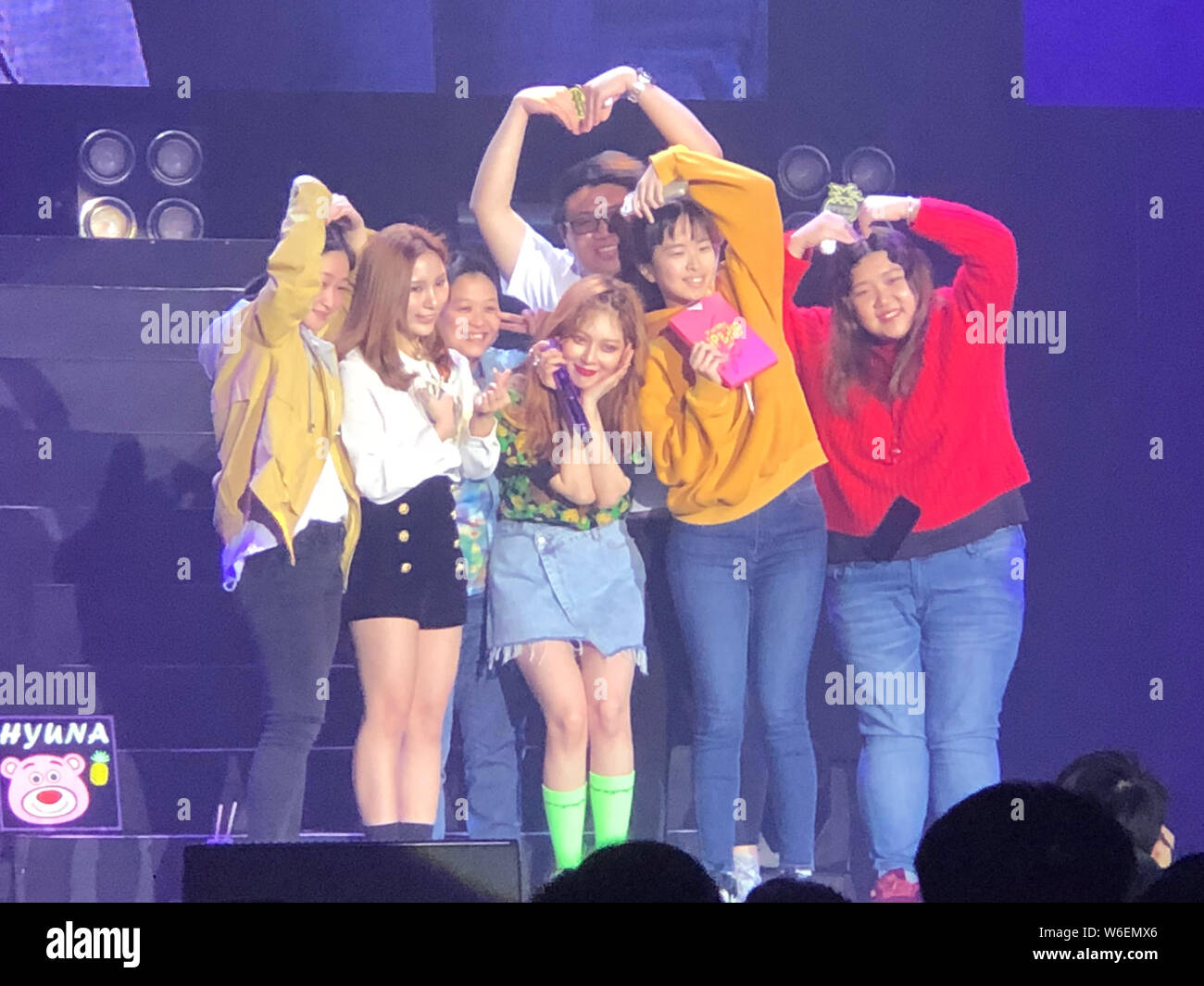 South Korean singer and dancer Kim Hyun-ah, better known by the mononym ...