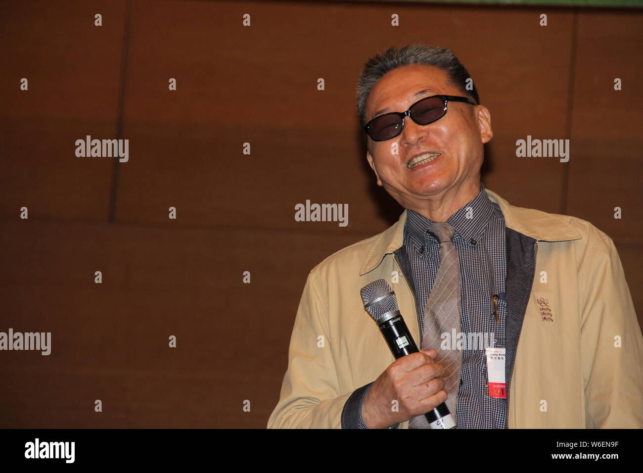 --FILE--Taiwanese writer and historian Li Ao attends a press conference ...