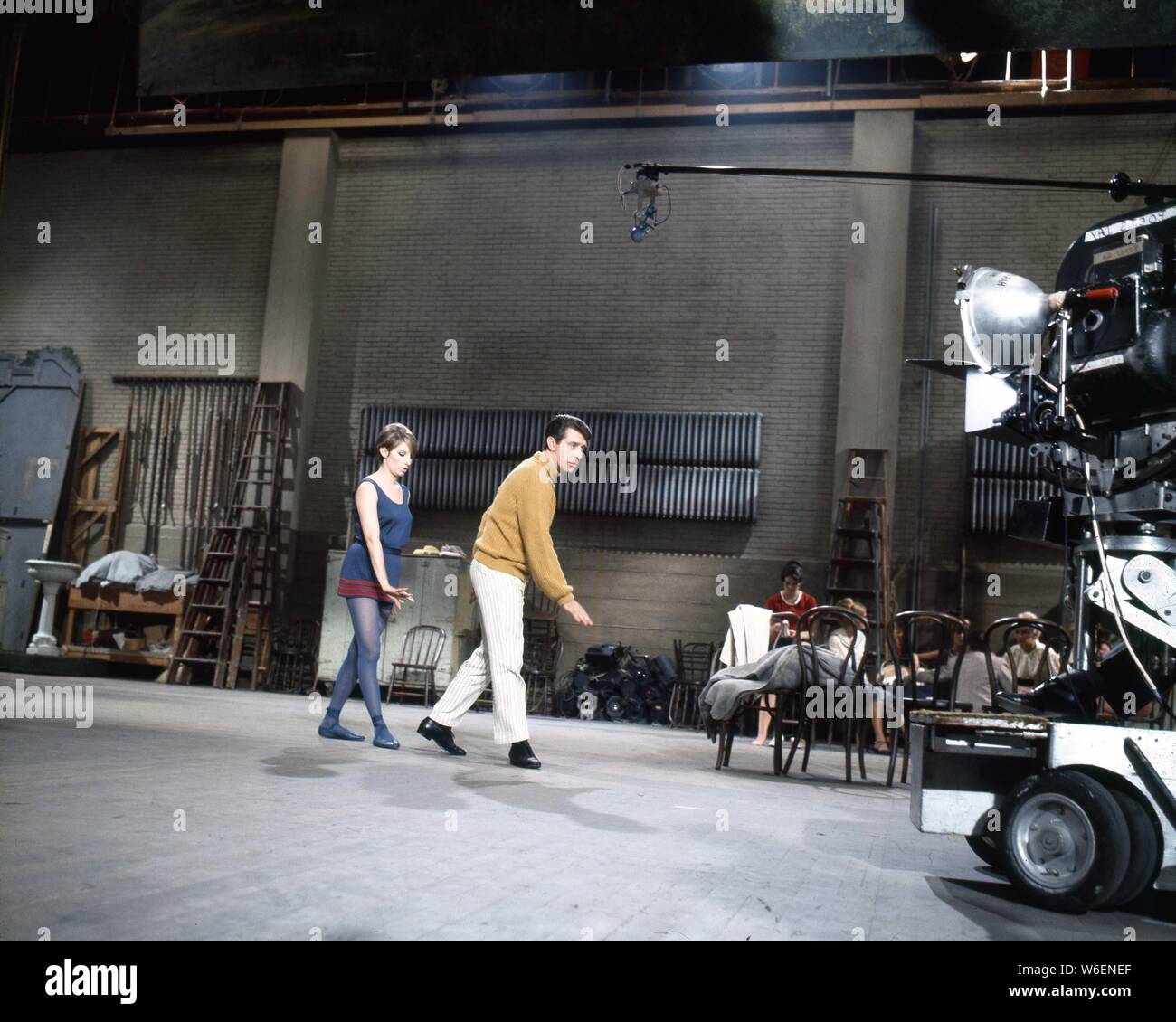 BARBRA STREISAND as Fanny Brice LEE ALLEN as Eddie Ryan in FUNNY GIRL ...