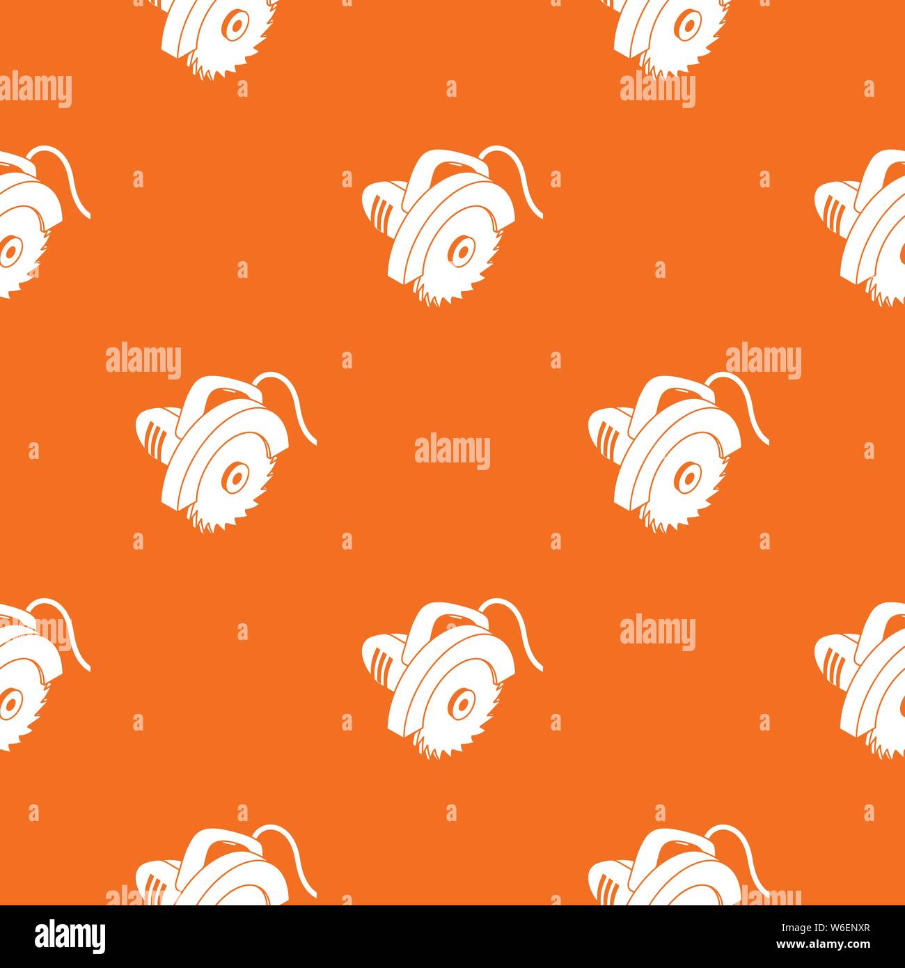 Circular saw pattern vector orange Stock Vector Image & Art - Alamy