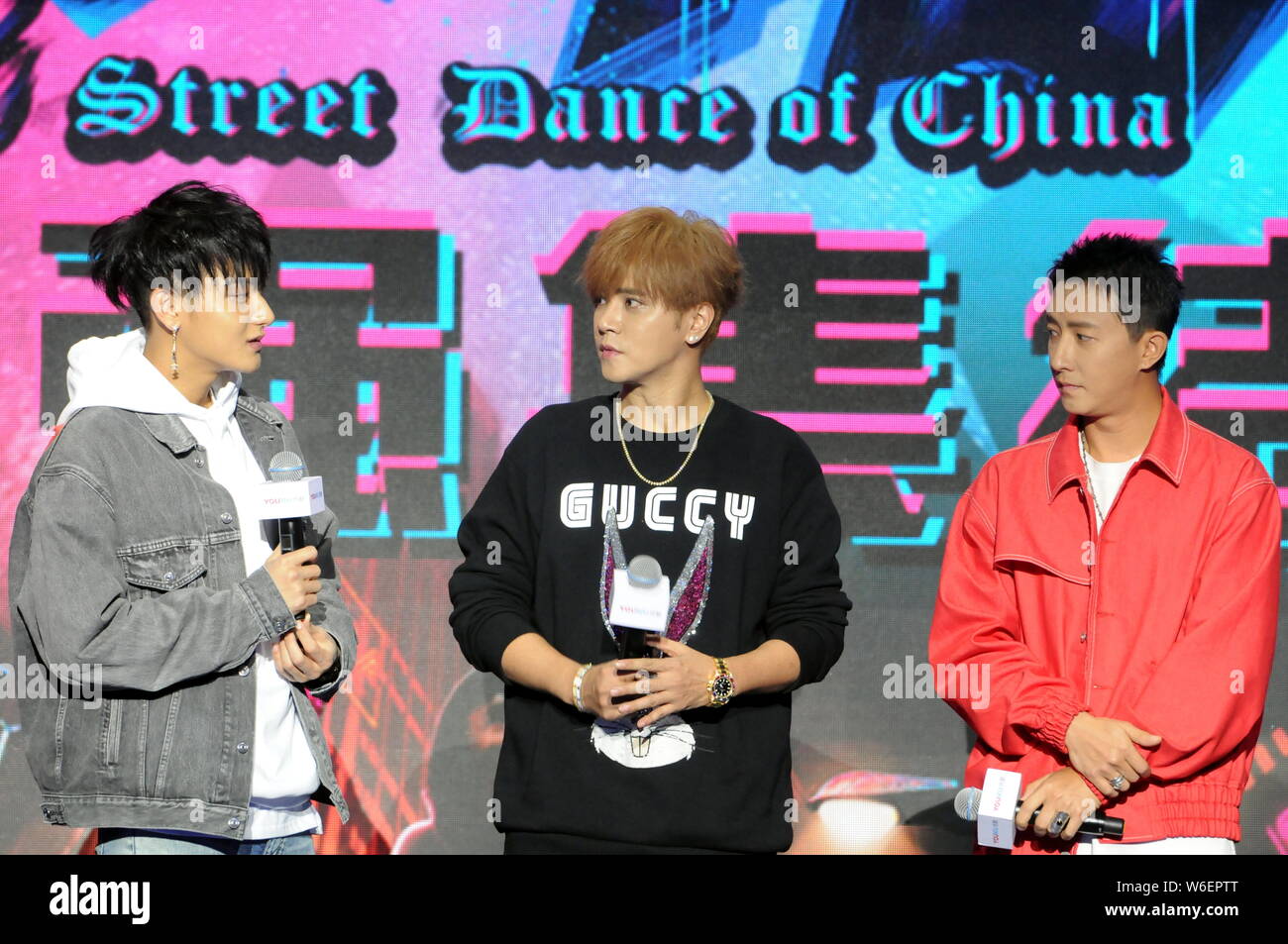 (From left) Chinese singer and actor Huang Zitao, better known as Z.Tao ...