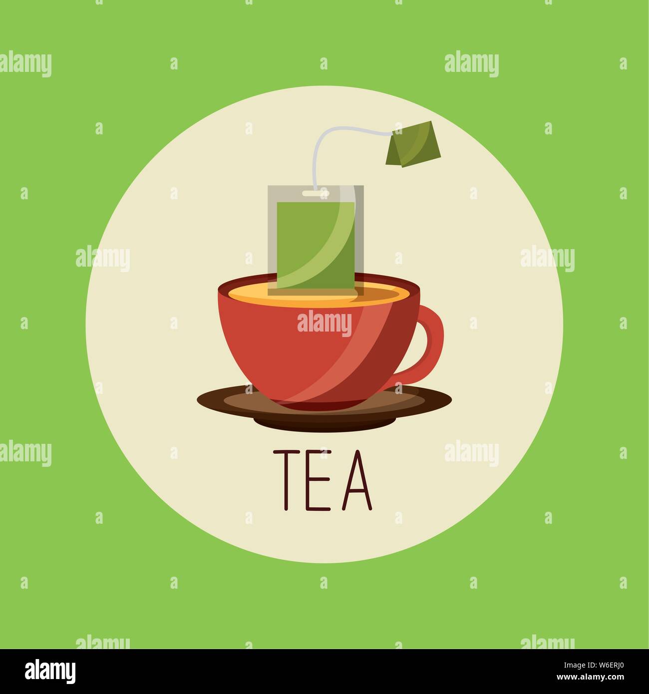 Tea cup vector design Stock Vector Image & Art - Alamy