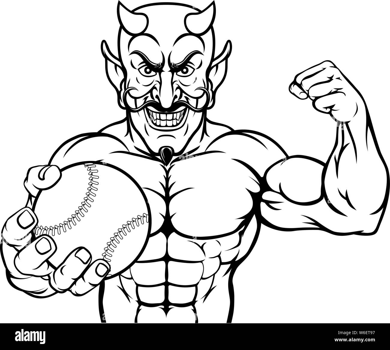 Baseball characters Stock Vector Images - Alamy