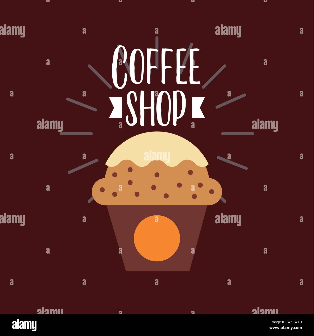 Sweet and delicious muffin design Stock Vector Image & Art - Alamy