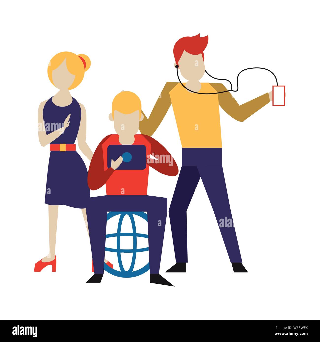 social media network chatting cartoon Stock Vector Image & Art - Alamy