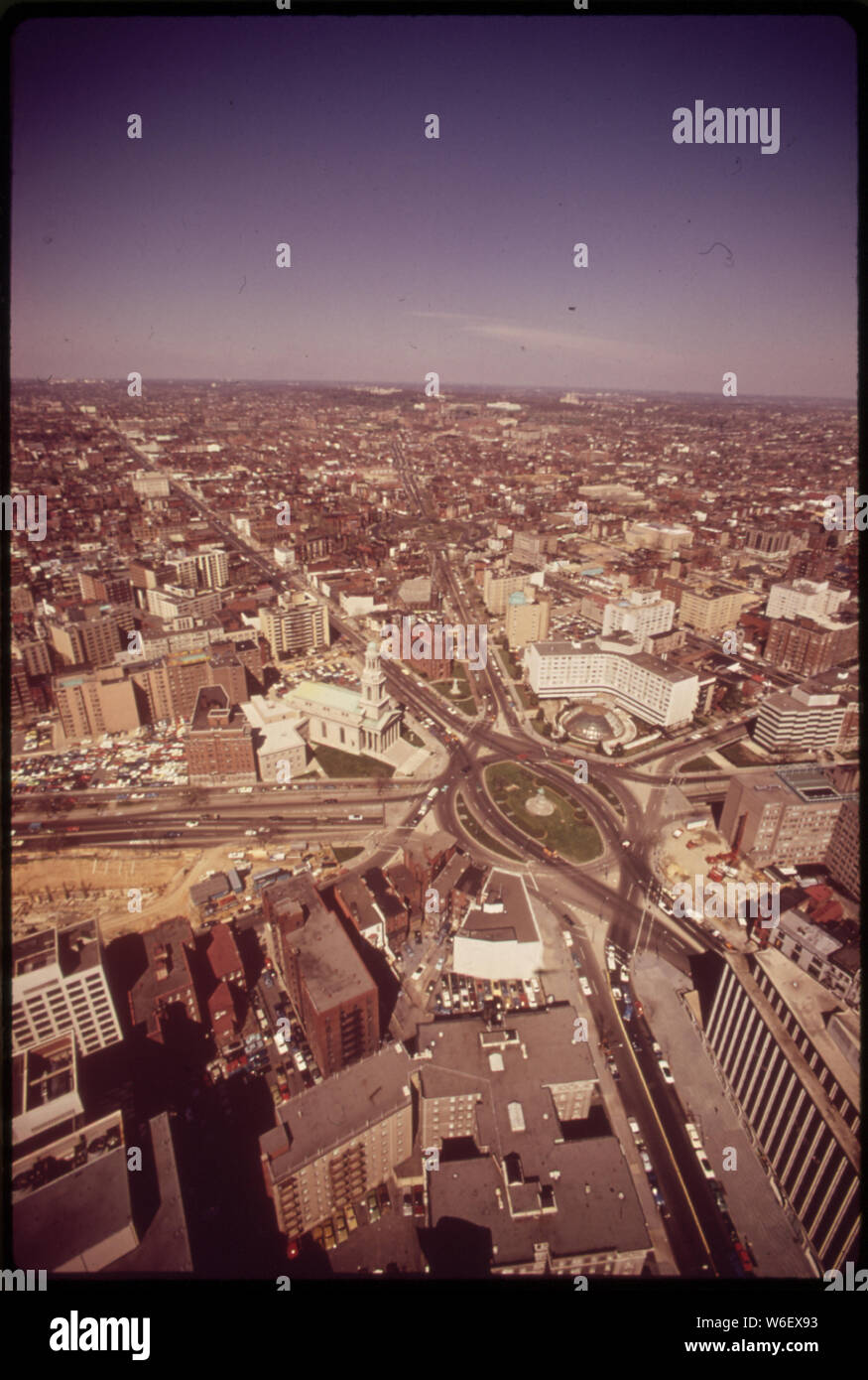AERIAL VIEW OF DOWNTOWN WASHINGTON Stock Photo - Alamy