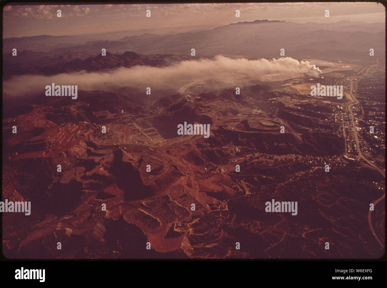 AERIAL VIEW OF MINING OPERATIONS Stock Photo - Alamy
